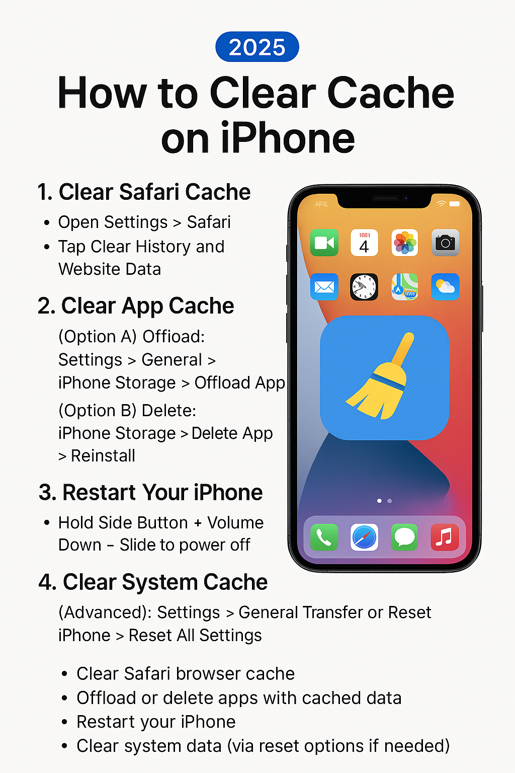 How to Clear Cache on iPhone: A Complete 2025 Guide - Poor Billionare